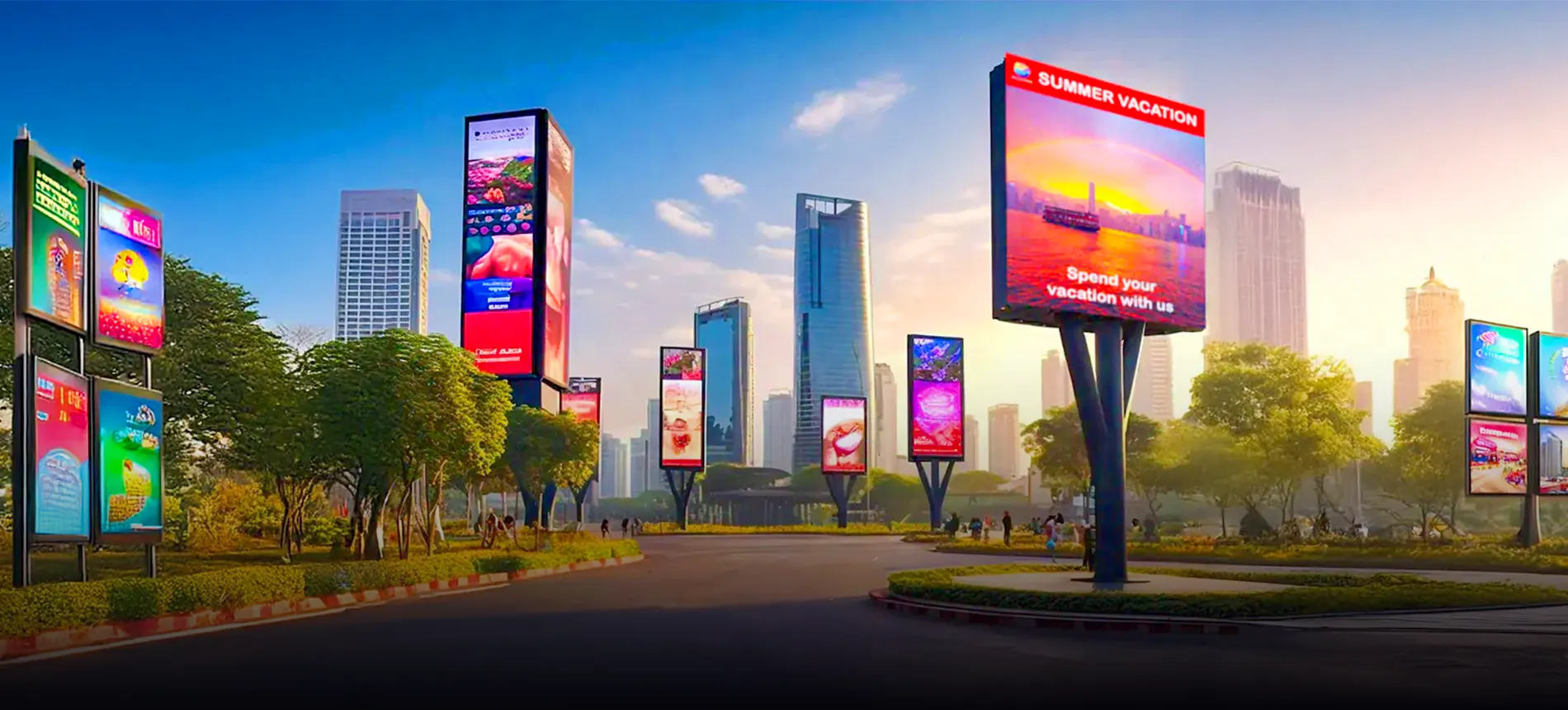 LED Displays in Smart Cities: Enhancing Urban Environments